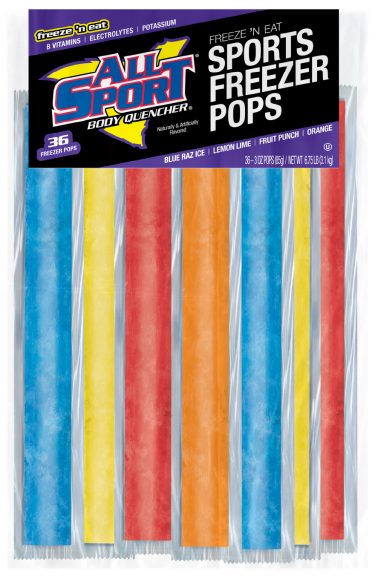 All Sport Freezer Pops Assorted Flavors 36 Pack – Shield-Safety