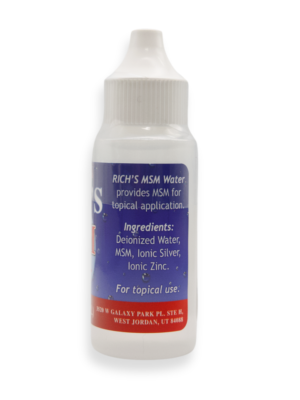 MSM Water Drops, 1 oz – Shield-Safety