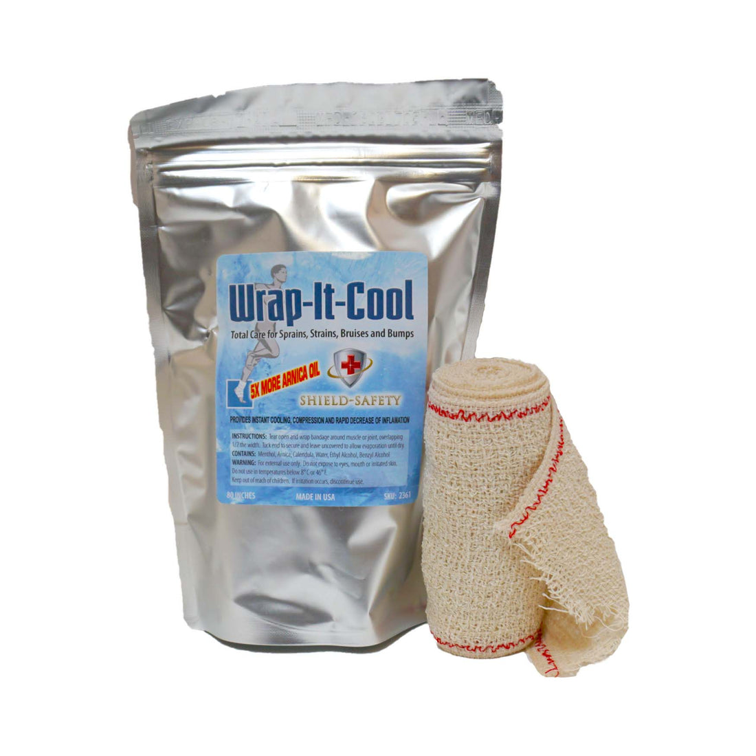 Wrap-It-Cool, 2 Meter Wrap For Sprains and Strains – Shield-Safety